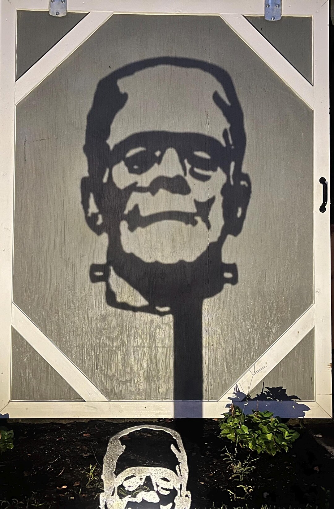 Frankenstein Halloween Metal Signs - Etsy