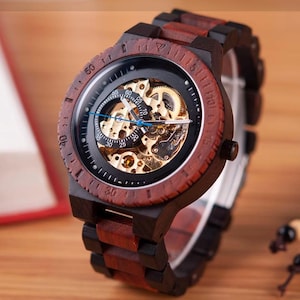 Handcrafted Wooden Watch for Men & Women | Eco-friendly Wood Timepiece ...