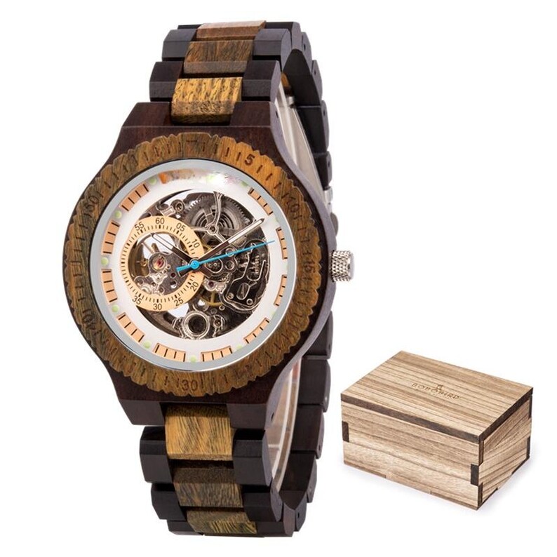 Handcrafted Wooden Watch for Men & Women | Eco-friendly Wood Timepiece ...