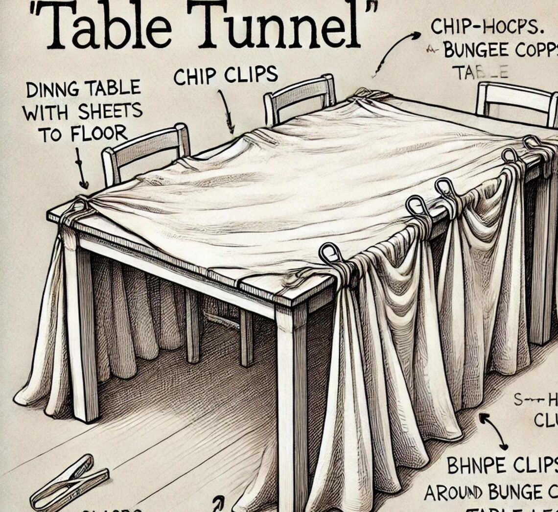 Table Tunnel -fort - Etsy