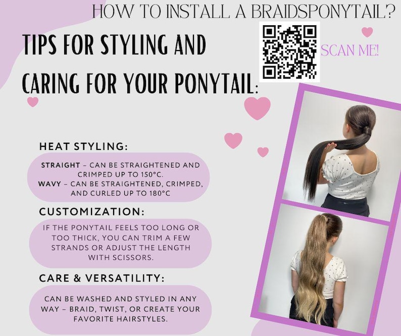 Salt and Pepper Light Ponytail Extension on Rubber Band, Synthetic Gray ...