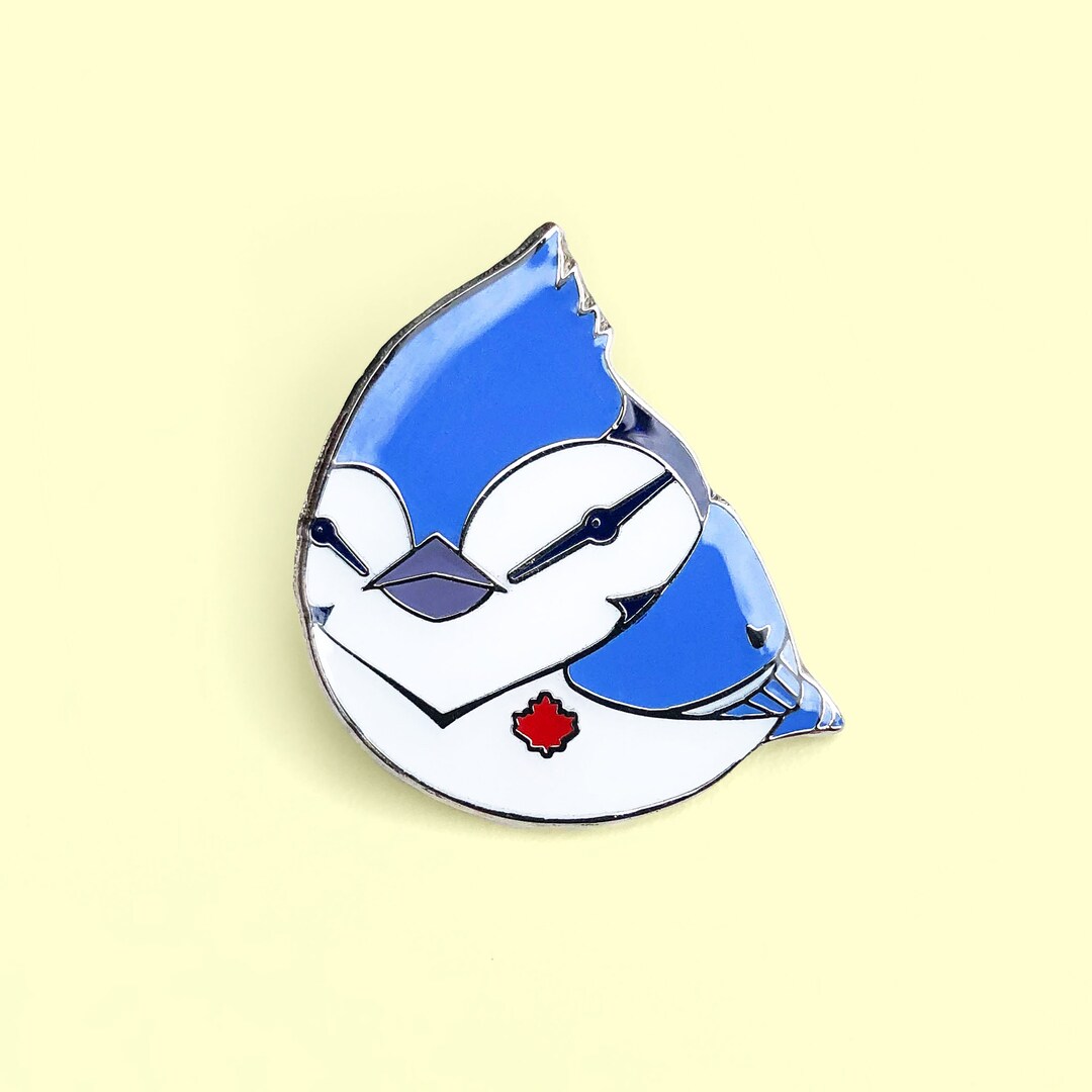 Blue Jay Lapel Pin - Etsy