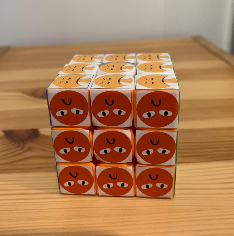 Emoji Rubik's Cube - Etsy