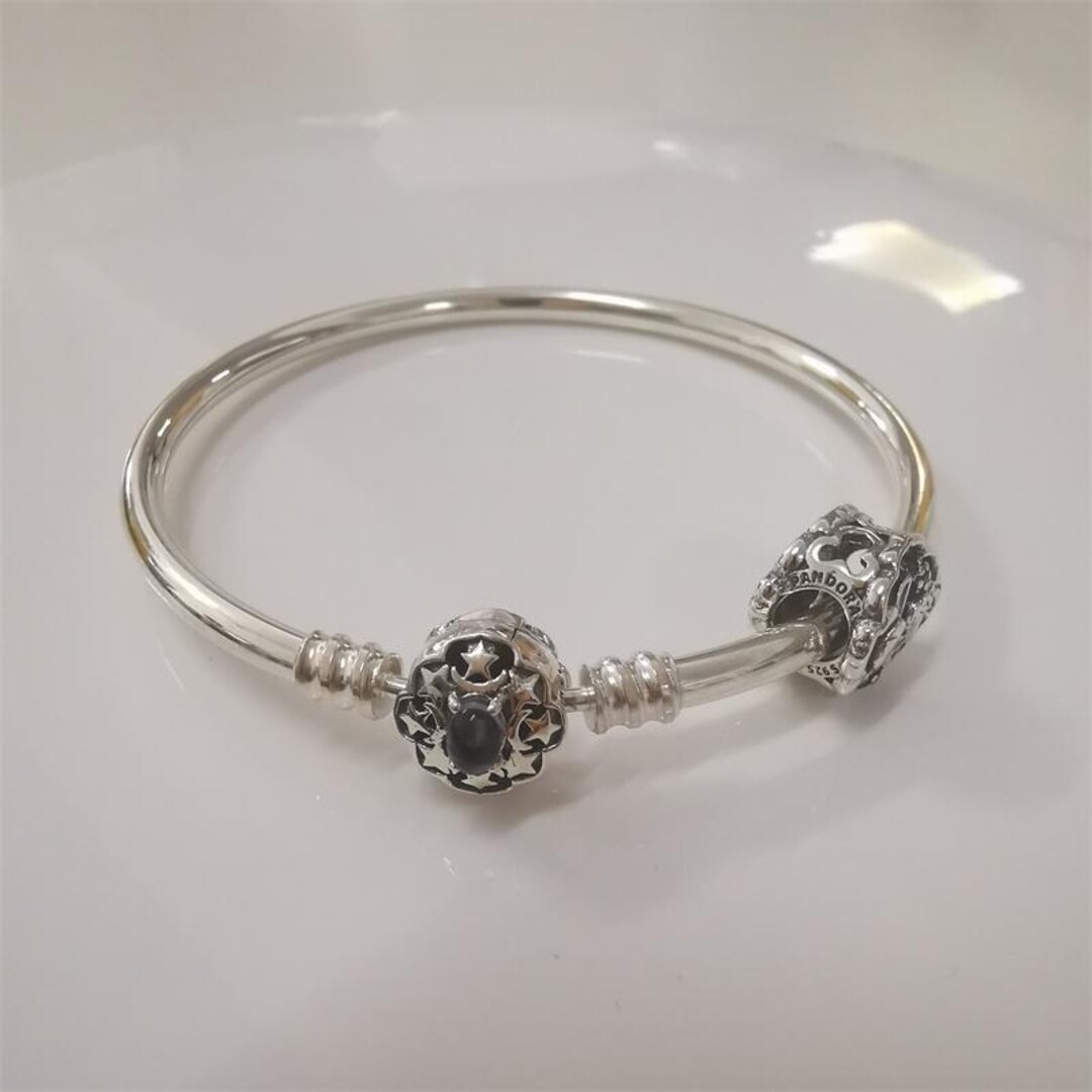 Pandora S925 Ale 's Aladdin and Jasmine Charm and Bangle Set - Etsy