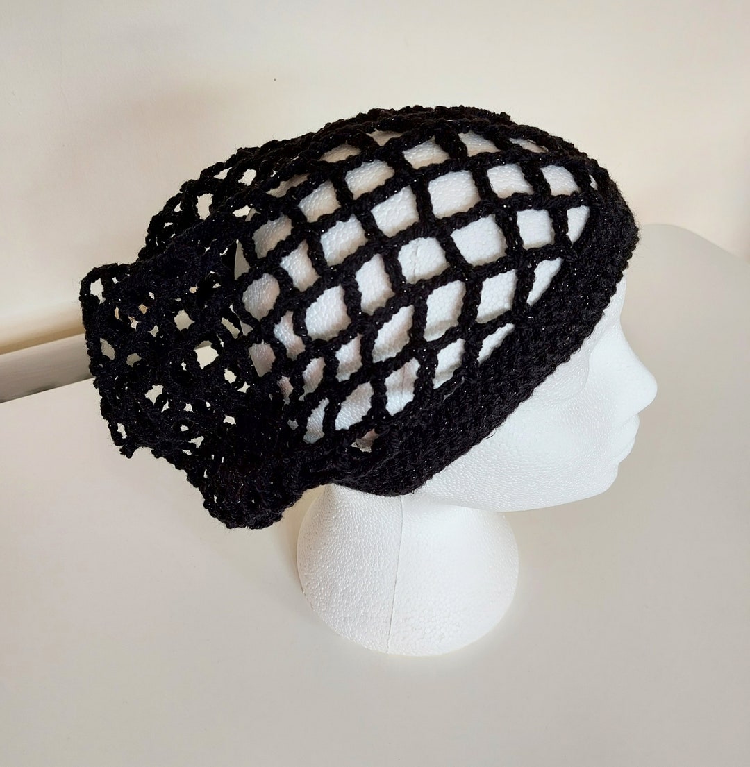 Women Hairnet - Snood - 1940's Style- Mesh Slouchy Beanie -woman Hat ...