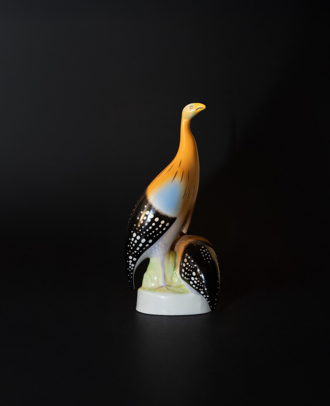 Vintage Hollohaza Pair of Guinea Hens / Hollohaza Porcelain Bird / Hand ...