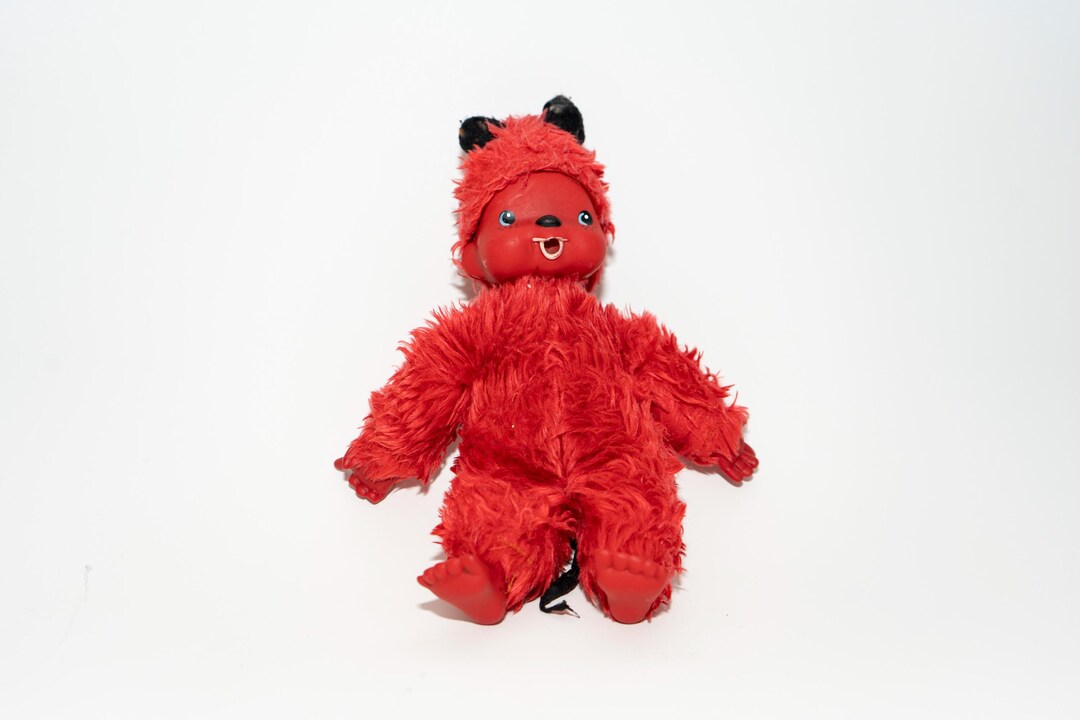 Devil Monchhichi - Etsy