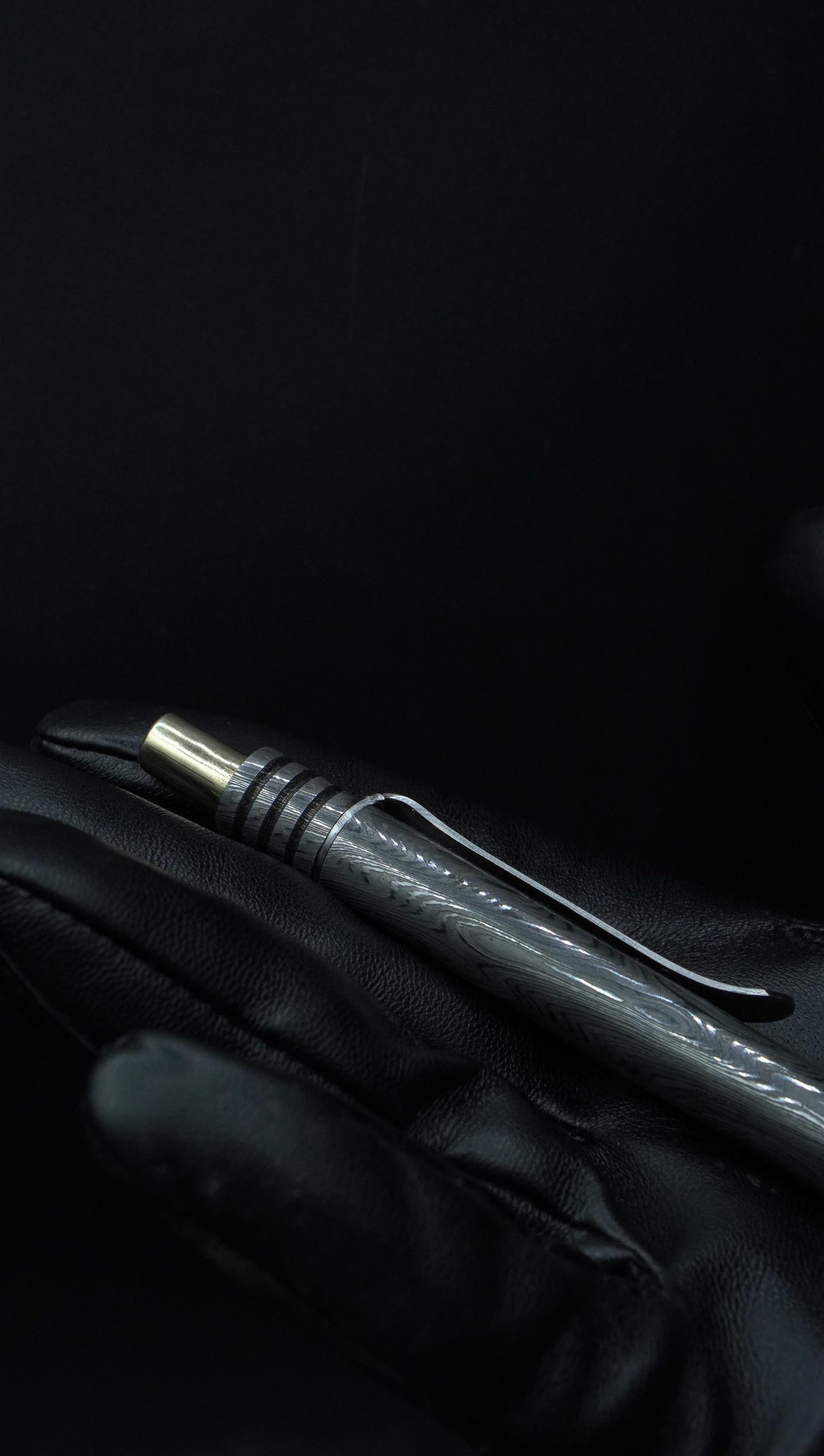 Handmade Damascus Steel Pen, Premium Hand Forged Steel and Copper Brass ...