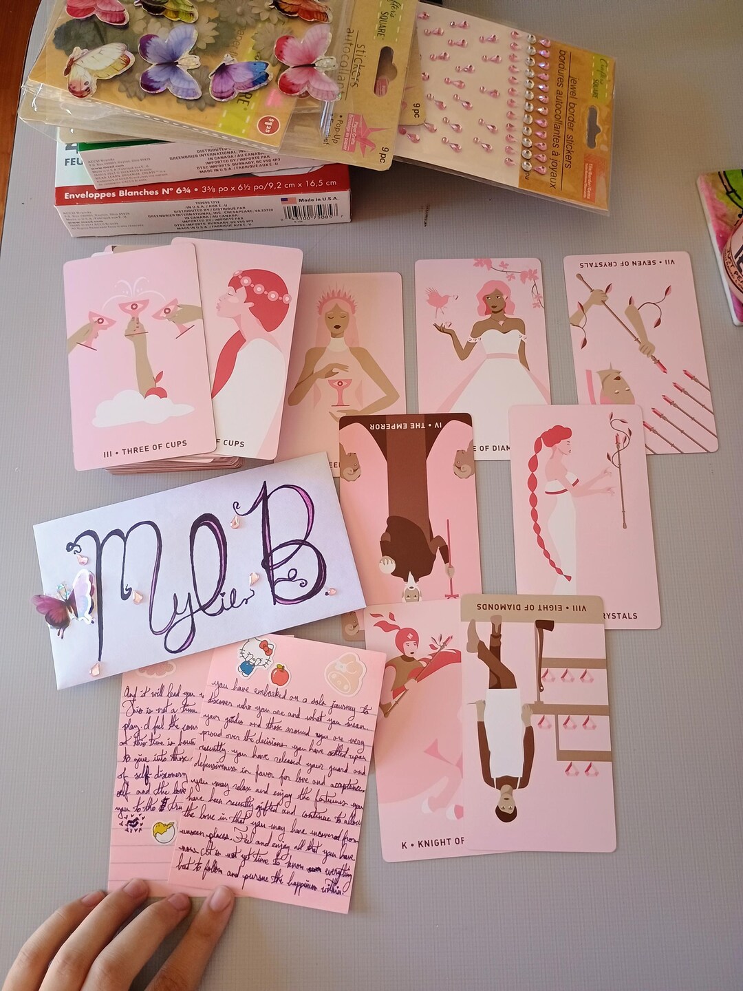 Tarot Letters - Etsy