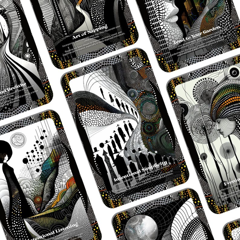 Slow Living Oracle - 22 Oracle Cards - Savoring Life's Slower Pace - by ...