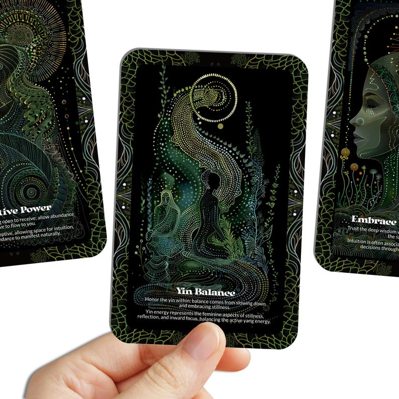 Sacred Feminine Oracle Cards: Divine Vision, Divination Tool - Etsy