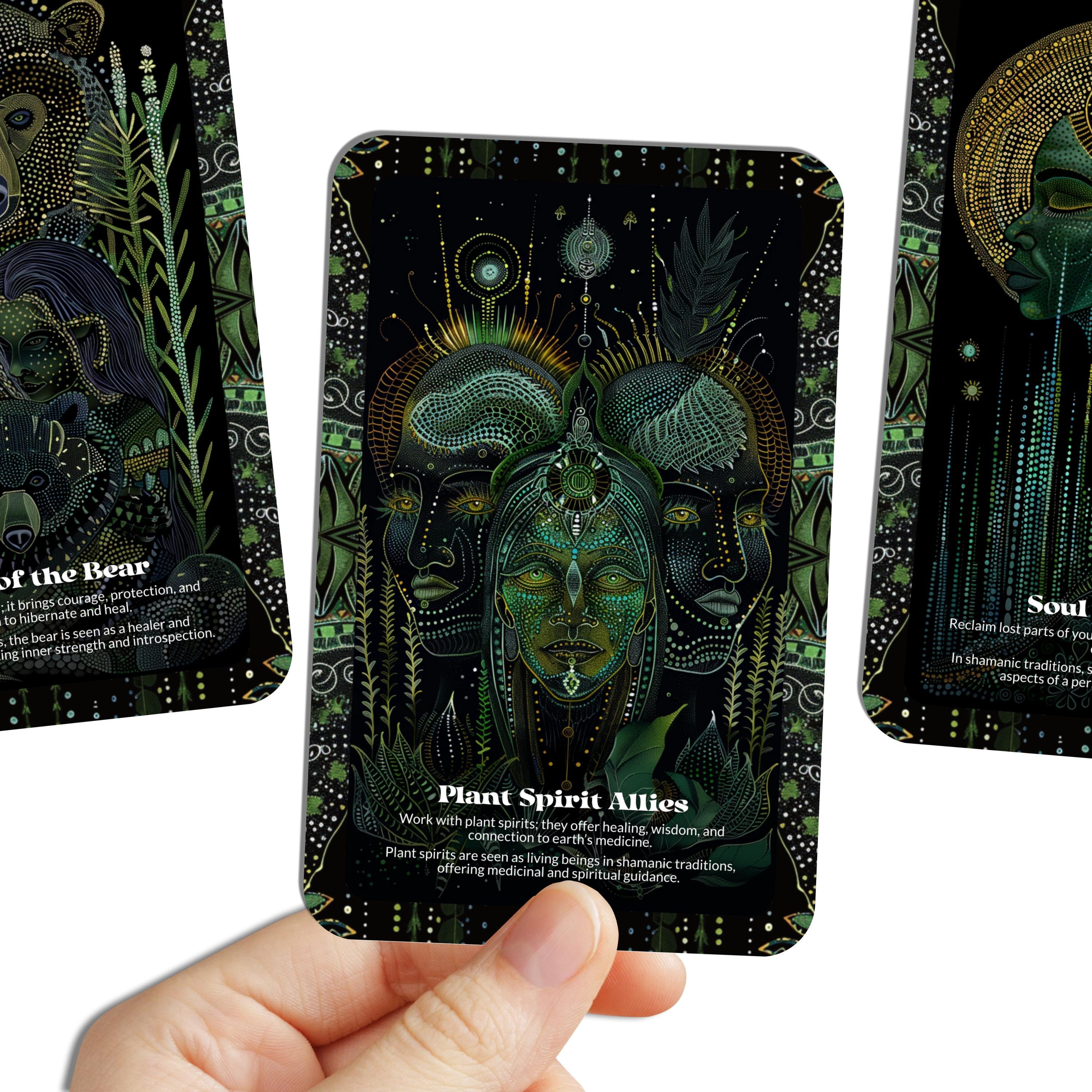 Shamanic Journey Oracle Cards: Divination Tool - 24 Cards - Etsy