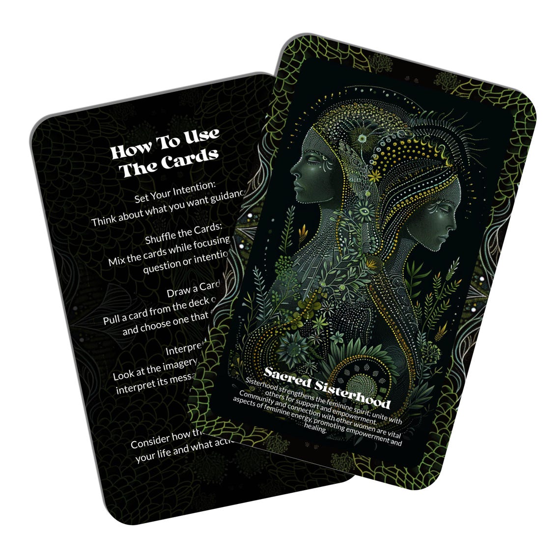 Sacred Feminine Oracle Cards: Divine Vision, Divination Tool - Etsy