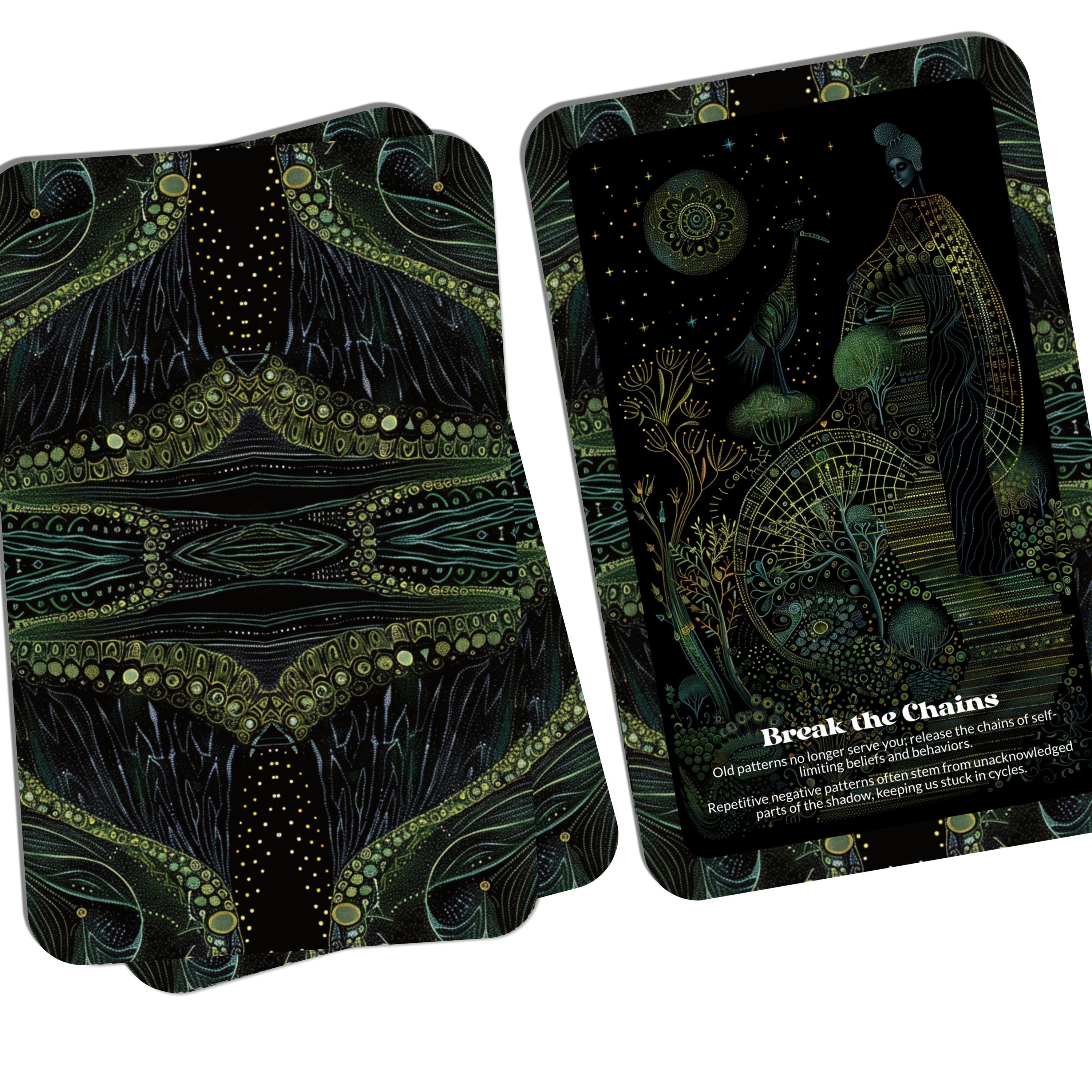 Shadow Work Oracle Cards: Divination Tool - Symbolika - 24 Cards - Etsy
