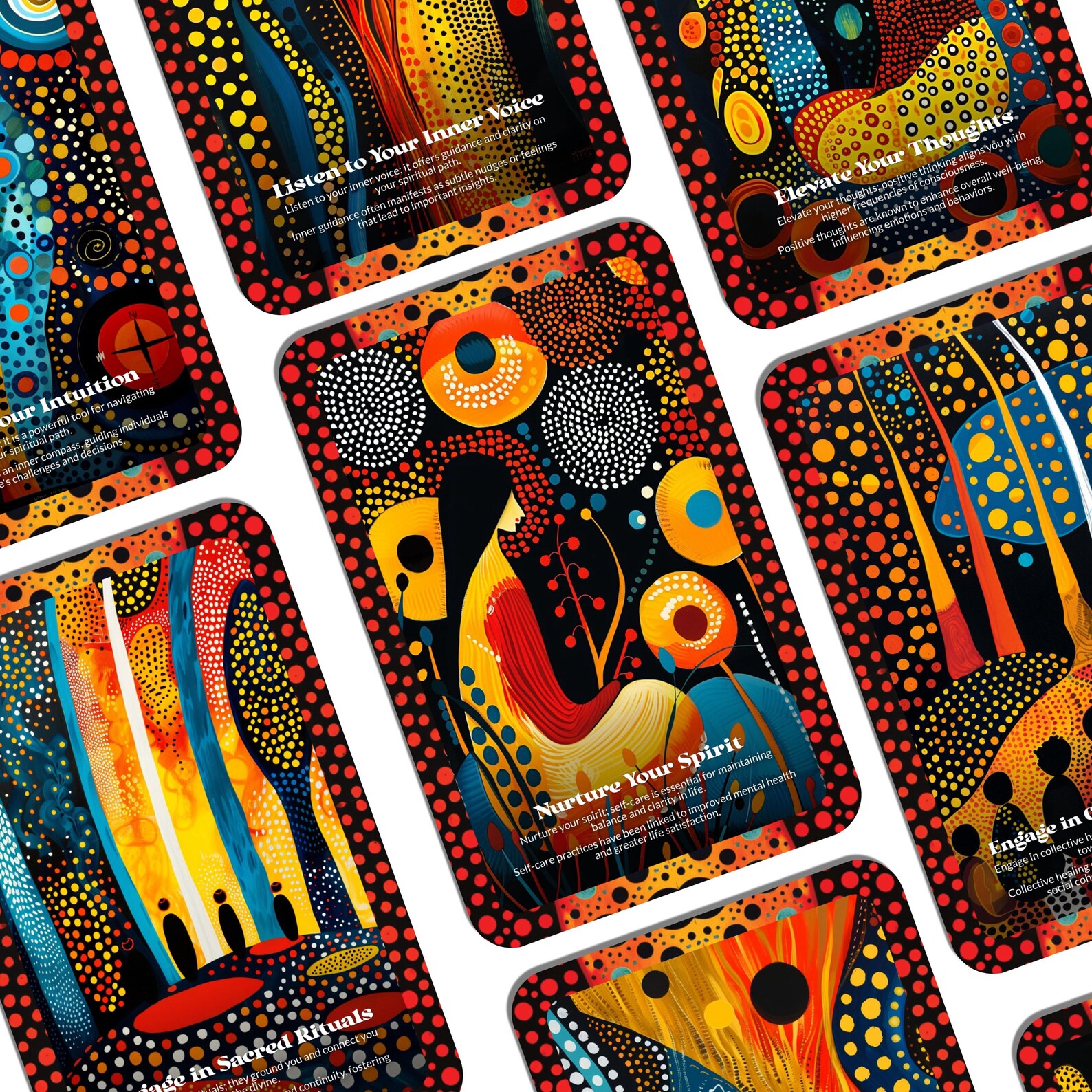The Divine Awakening Oracle Cards - Symbolika Vision Deck - Etsy