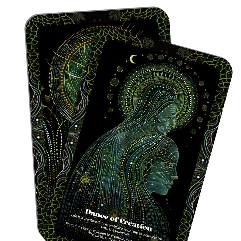 Sacred Feminine Oracle Cards: Divine Vision, Divination Tool - Etsy