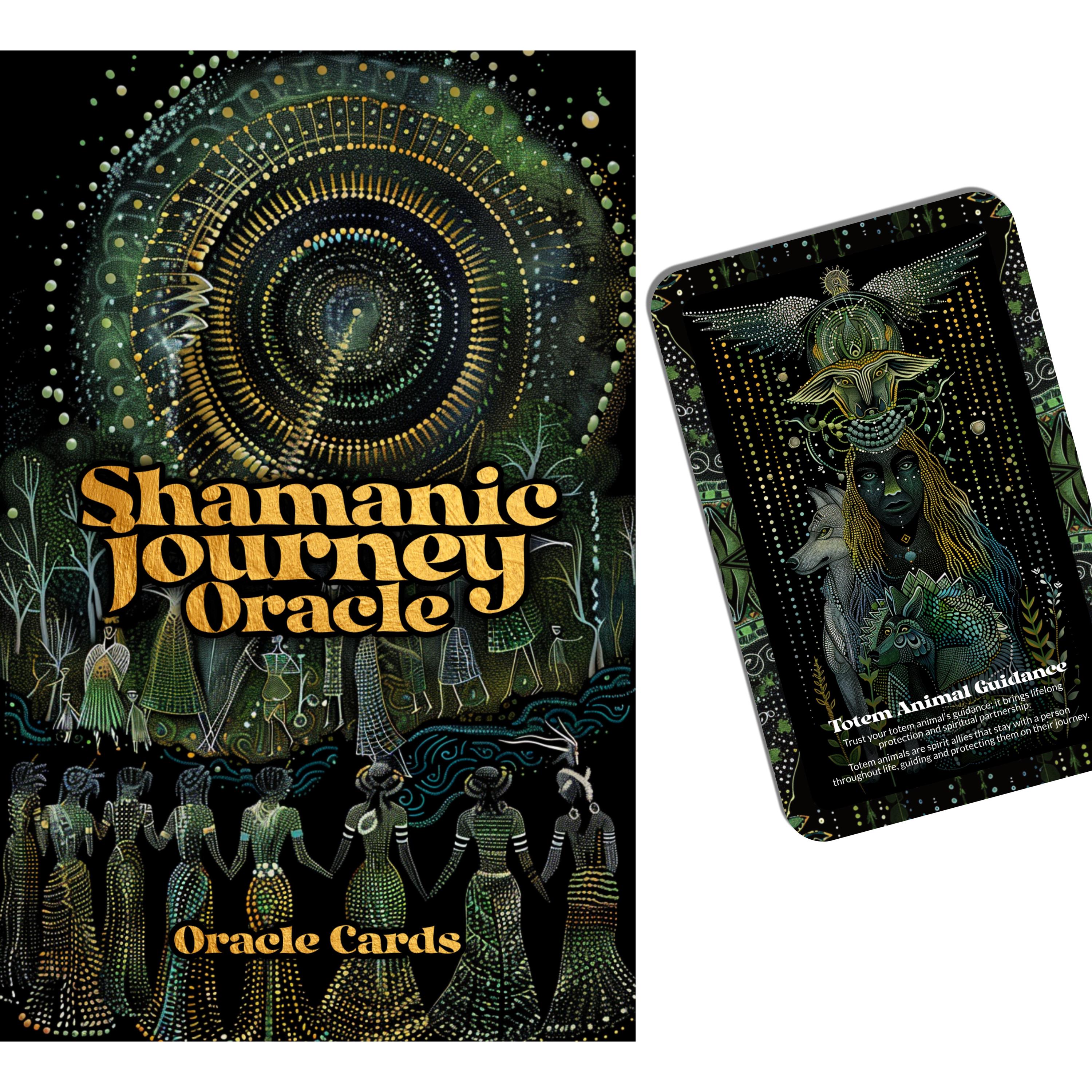 Shamanic Journey Oracle Cards: Divination Tool - 24 Cards - Etsy