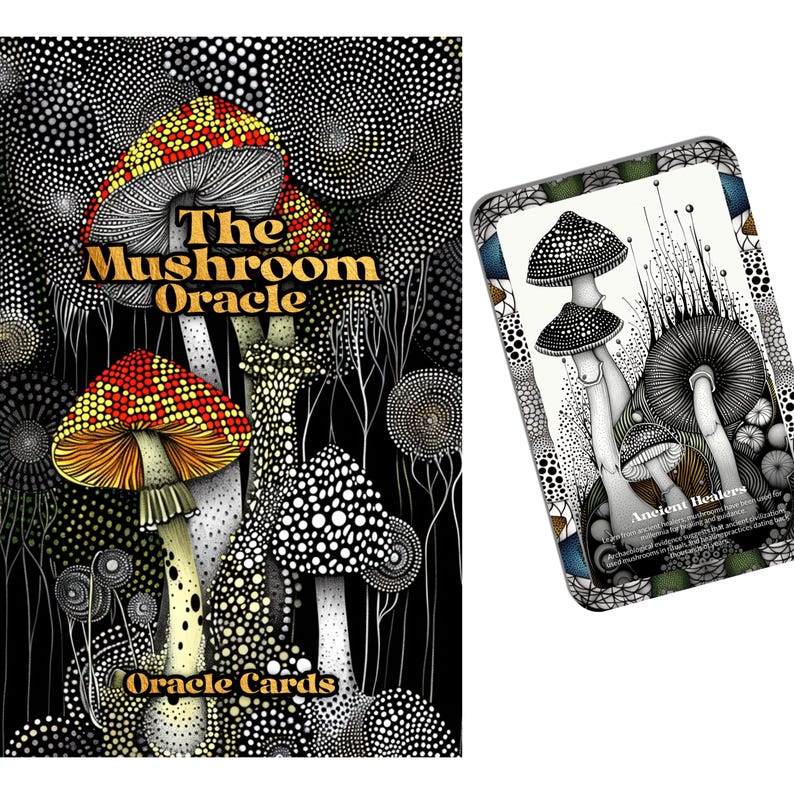 The Mushroom Oracle - 22 Oracle Cards - Unlocking the Magic of ...