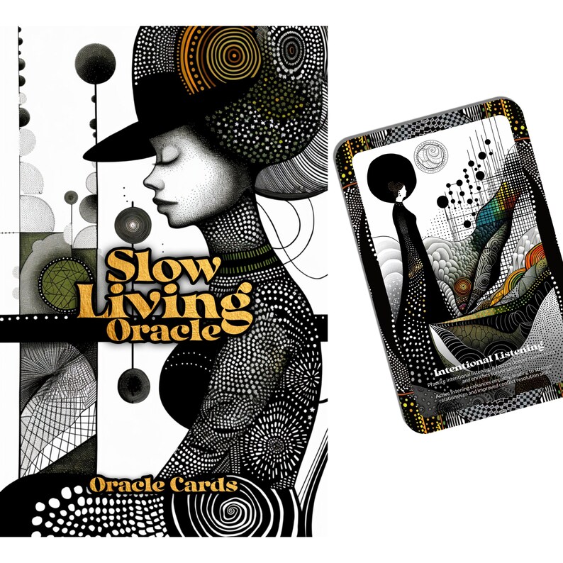 Slow Living Oracle - 22 Oracle Cards - Savoring Life's Slower Pace - by ...
