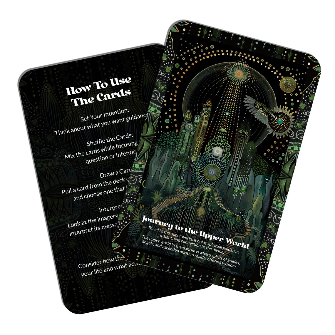 Shamanic Journey Oracle Cards: Divination Tool - 24 Cards - Etsy