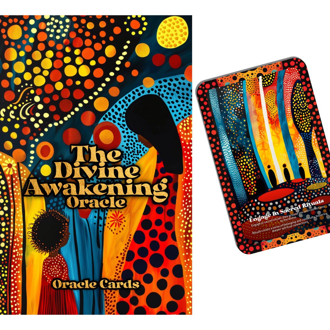The Divine Awakening Oracle - 22 Oracle Cards - Connecting With the ...