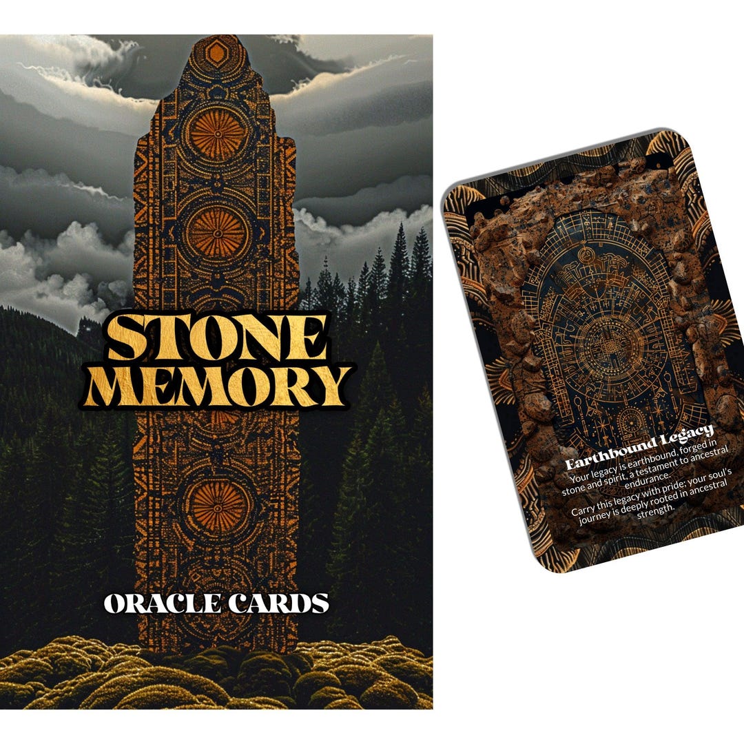 Stone Memory – an Ancestral Earth Oracle Deck – 22 Oracle Cards ...