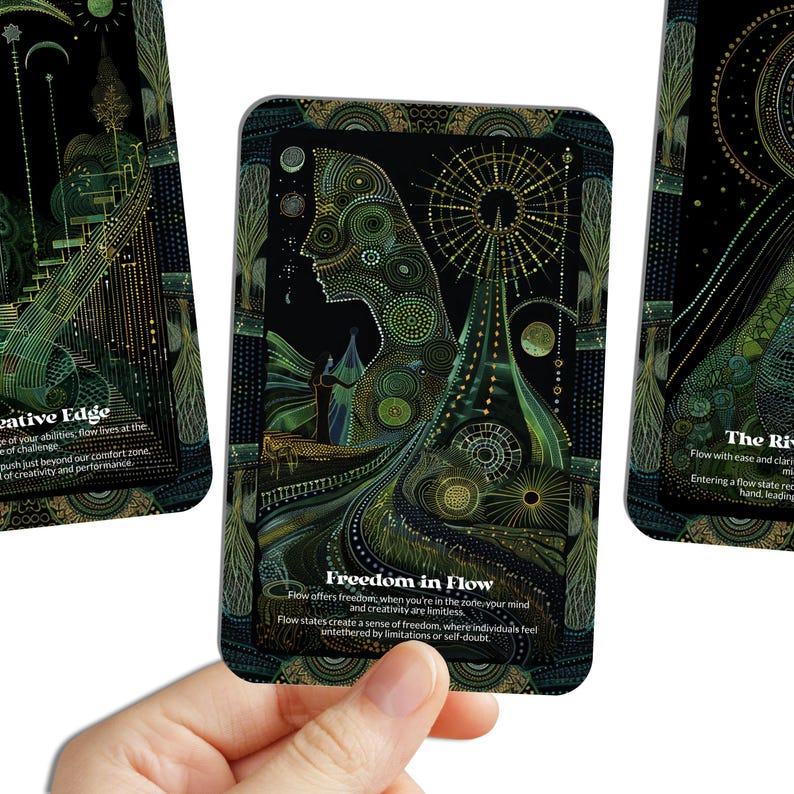 Flow State Oracle Cards: Symbolika Vision Deck - Divination Tool - Etsy