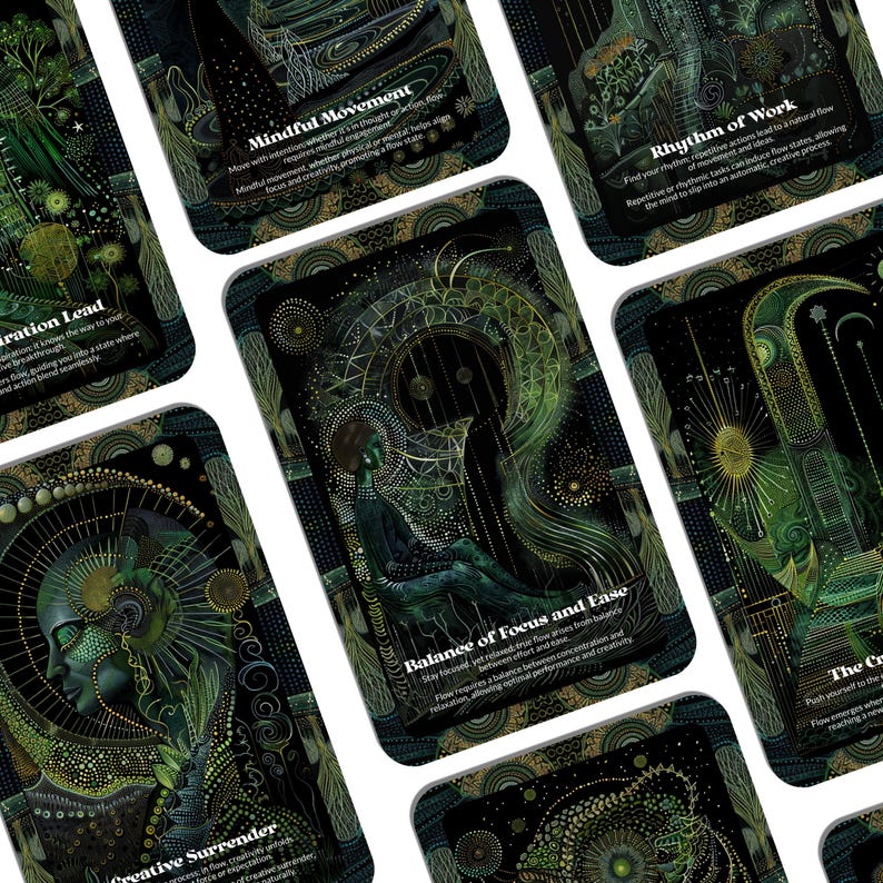 Flow State Oracle Cards: Symbolika Vision Deck - Divination Tool - Etsy