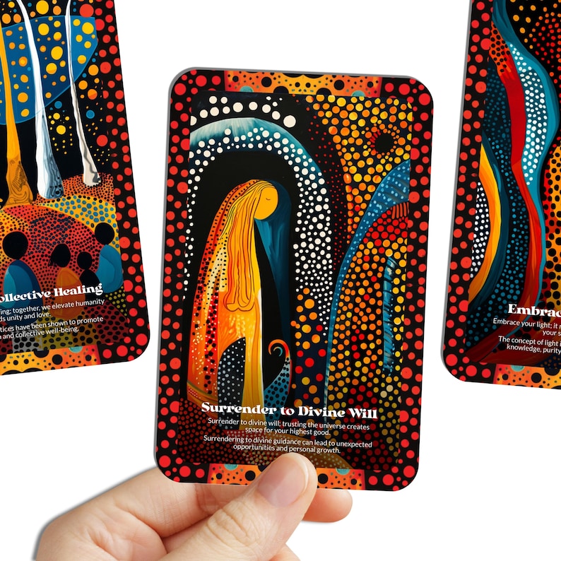 The Divine Awakening Oracle Cards - Symbolika Vision Deck - Etsy