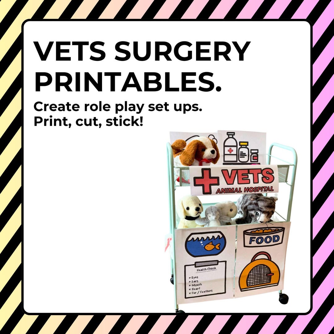 Vets Surgery Role Play Printables (PDF) - Etsy