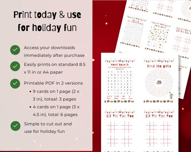 Elf on the Shelf, Christmas Trivia, Christmas Games Printable, Family ...