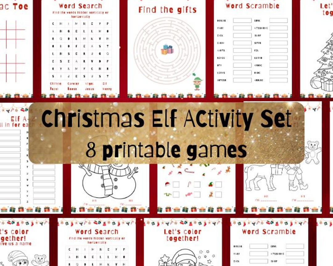 Elf on the Shelf, Christmas Trivia, Christmas Games Printable, Family ...