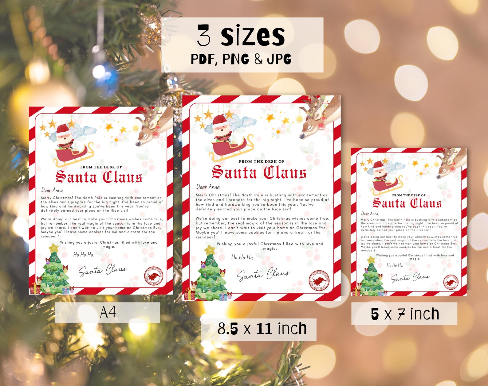 Santa Letter, Letter From Santa, Polar Express, Letter From Santa ...