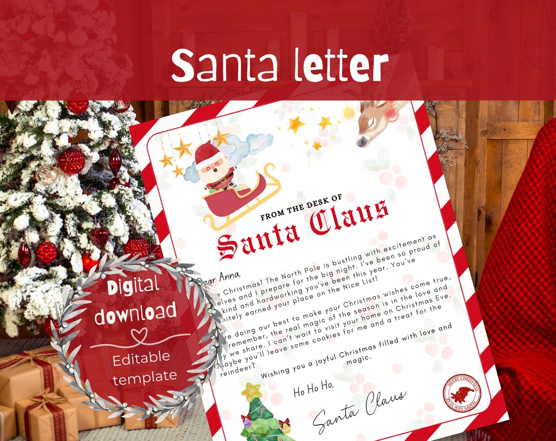 Letter From Santa, Santa Letter, Polar Express, Letter From Santa ...