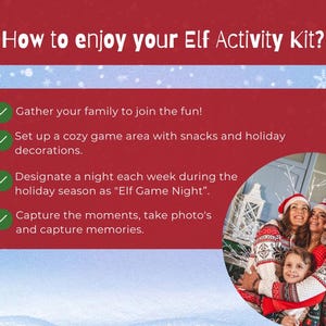 Elf on the Shelf Printable Games, Elf on the Shelf Kit, Elf Printable ...