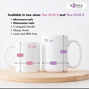 Custom Mug With Name, Personalized Cartoon Character Coffee Cup, Gift ...