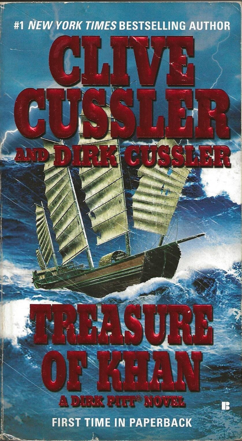 Clive Cussler TREASURE OF KAHN A Dirk Pitt Novel paperback - Etsy