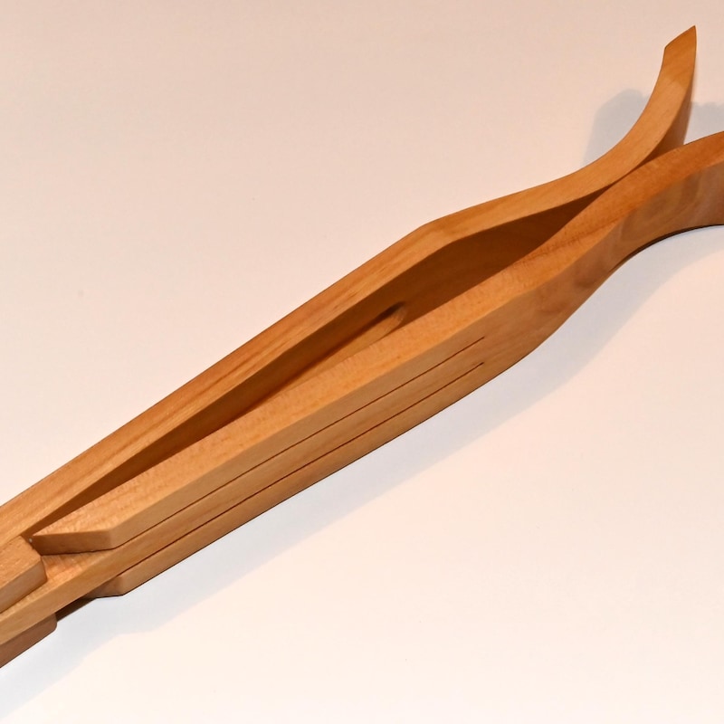Kitchen Utensils Wooden Tongs - Etsy