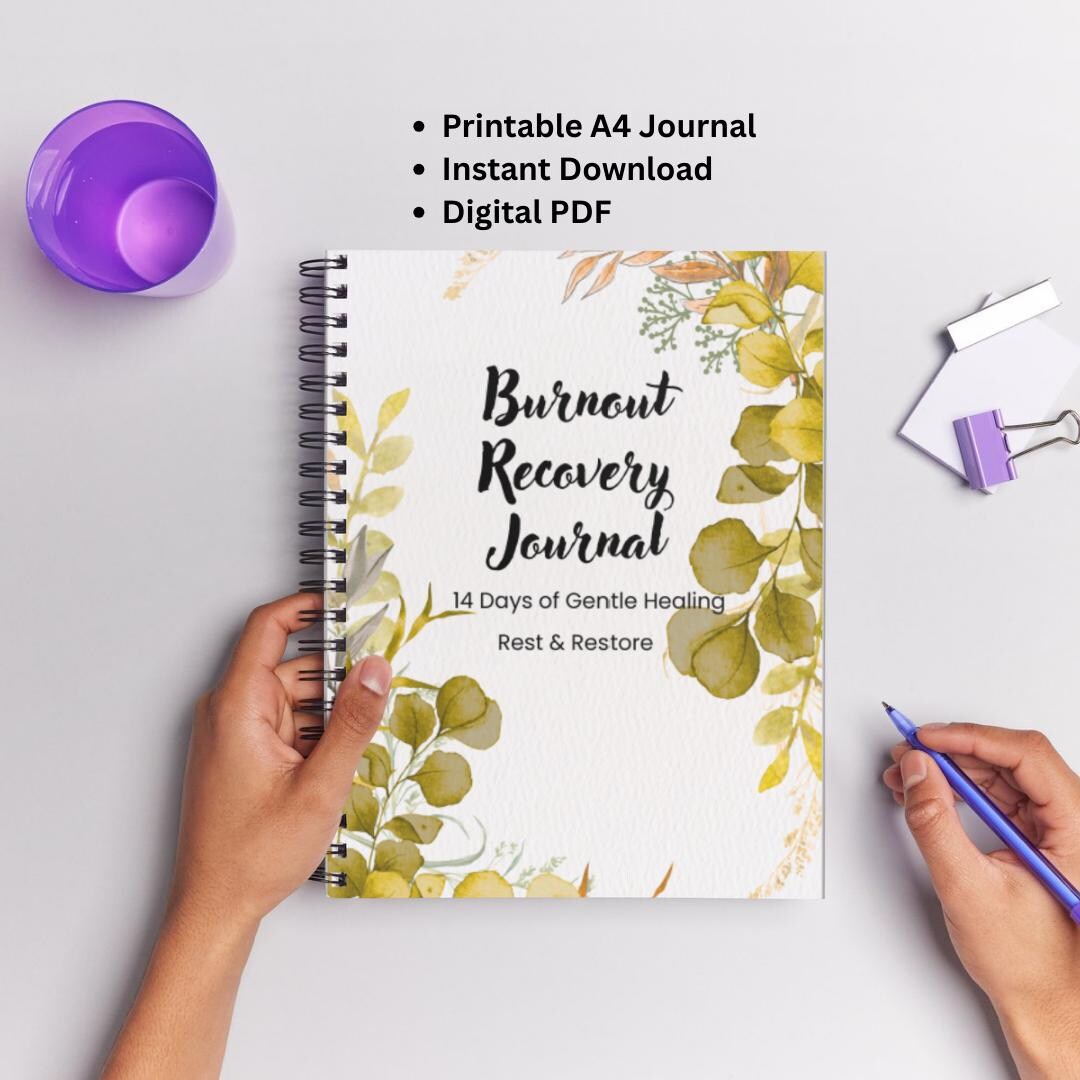 Burnout Recovery Journal – 14 Day Self Care Workbook (printable PDF) - Etsy