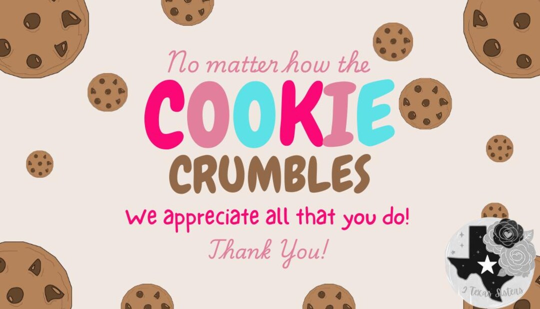 Appreciation Tags, Cookie Appreciation, Teacher, Principal, Nurse ...
