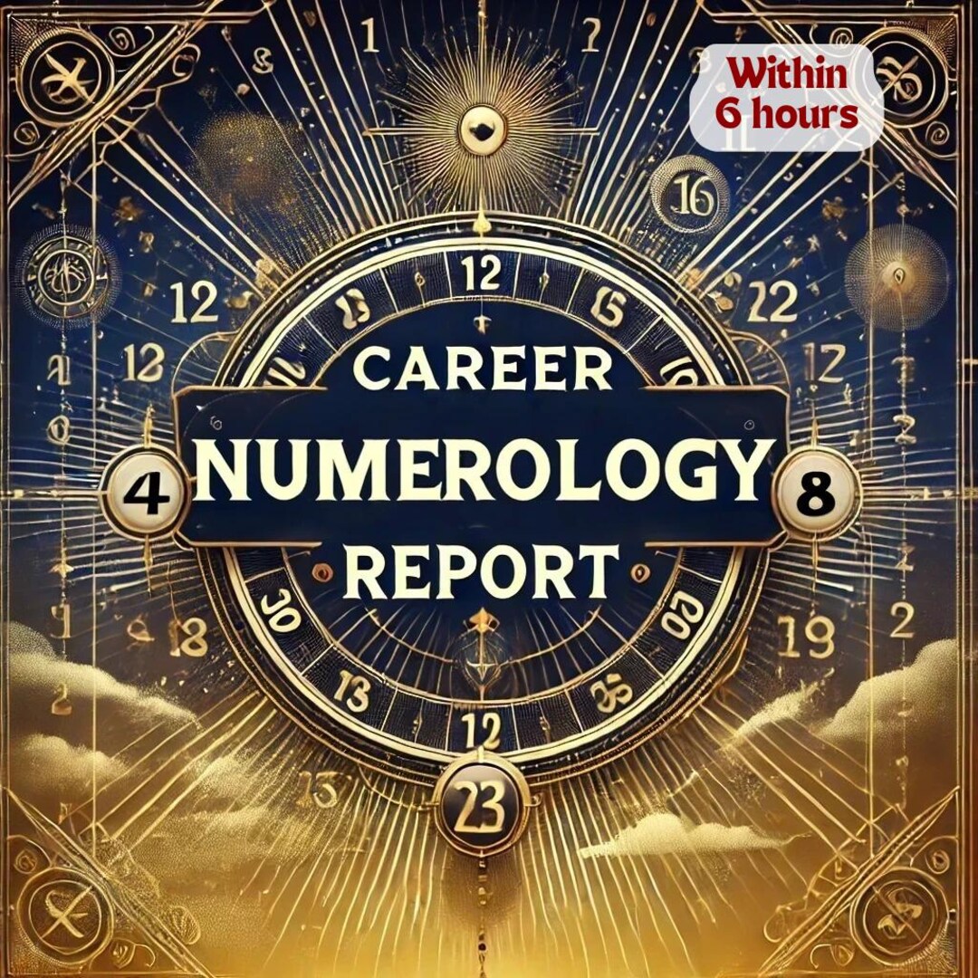 Career Numerology Report, Fast Numerology Reading, Personalized ...