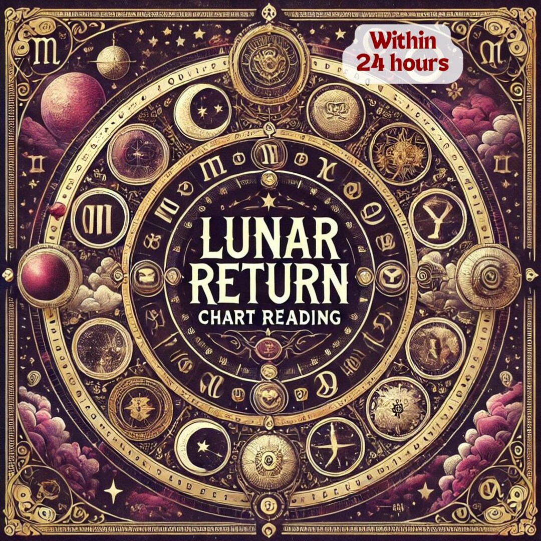 Lunar Return Chart Reading, Astrology Lunar Return Reading, Astrology Chart, Personalized Lunar ...