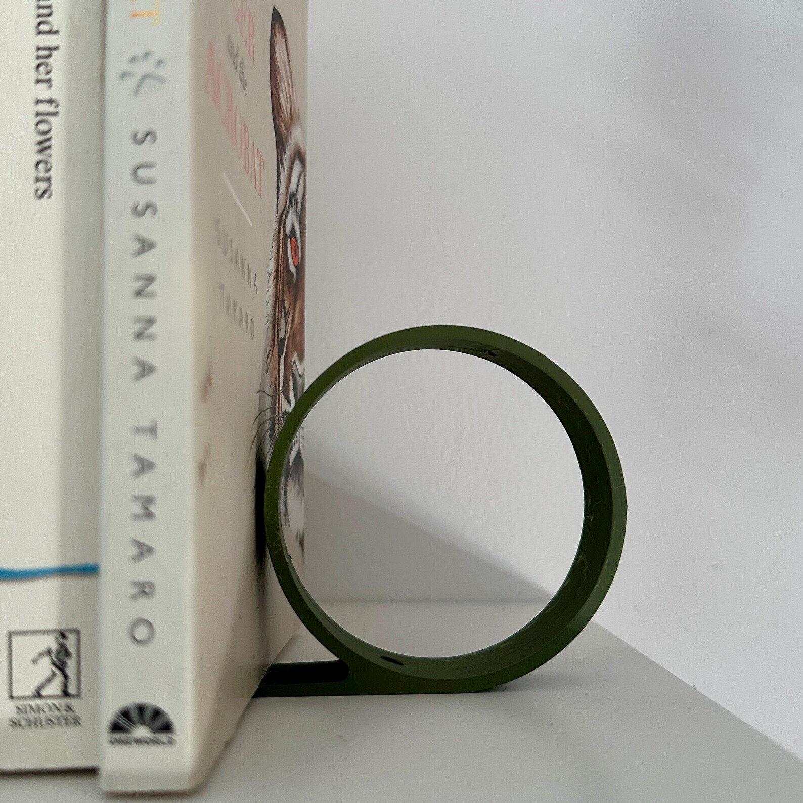 Floral Bookends Minimalist Office Decor Bedroom Bookshelf Aesthetic ...
