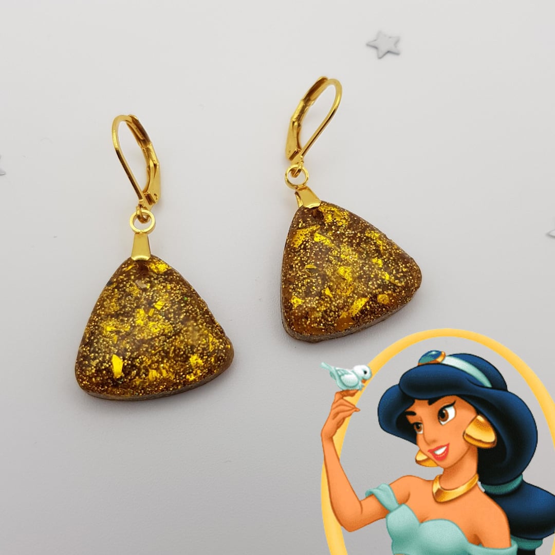 Princess Jasmine Earrings Escape and Oriental Elegance Disney Princess ...