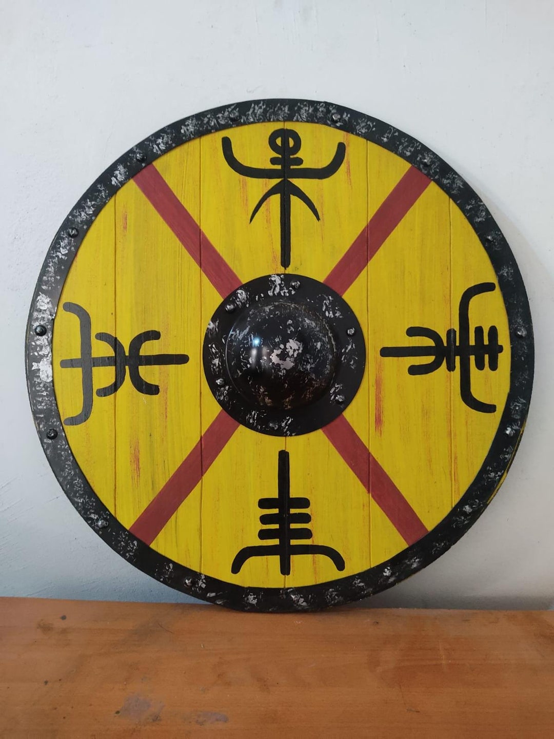 Medieval Viking Shield / Ragnar Viking Shield / Battle Shield ...