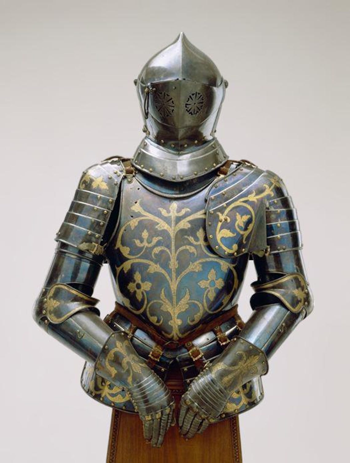 18GA Medieval Anton Peffenhauser's Half Body Armour Larp Eching/eached ...