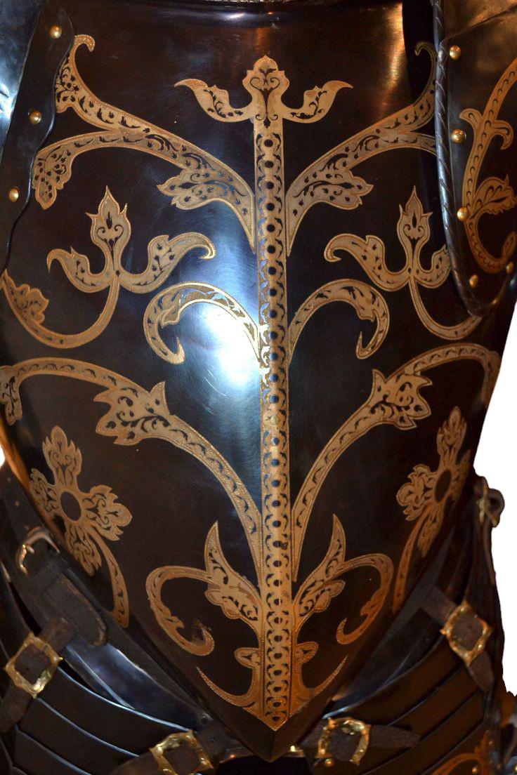 18GA Medieval Anton Peffenhauser's Half Body Armour Larp Eching/eached ...