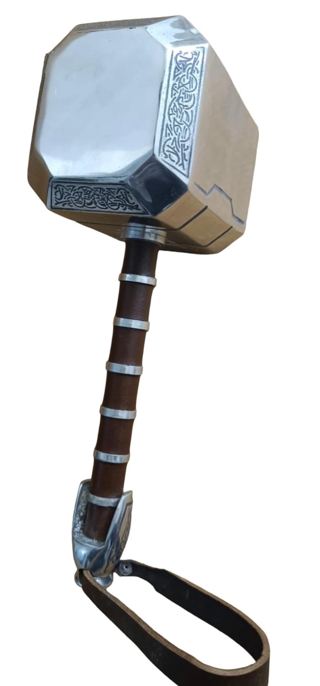 Solid Avengers Thor Hammer Replica Cosplay Mjolnir Prop Collector ...