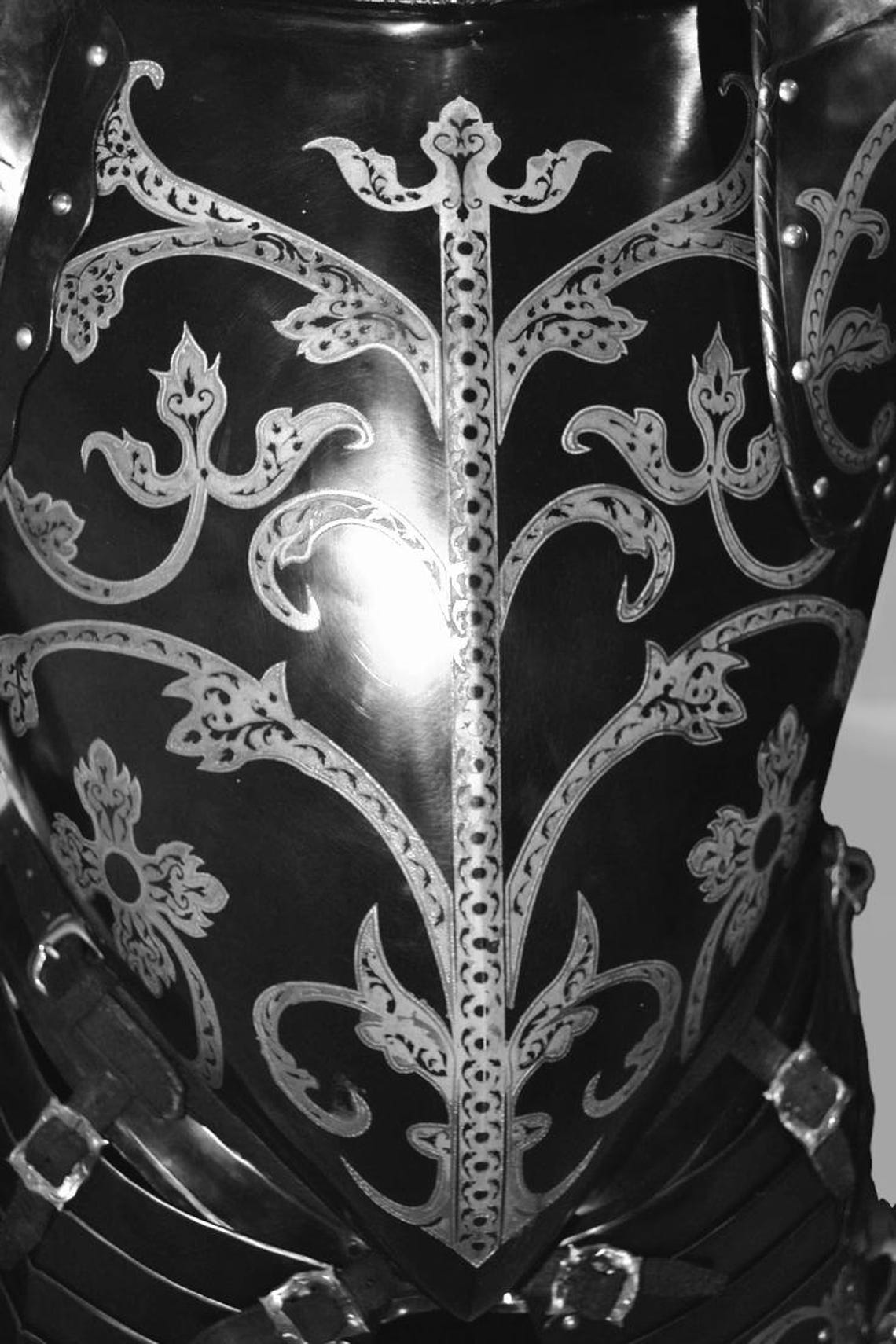 18GA Medieval Anton Peffenhauser's Half Body Armour Larp Eching/eached ...