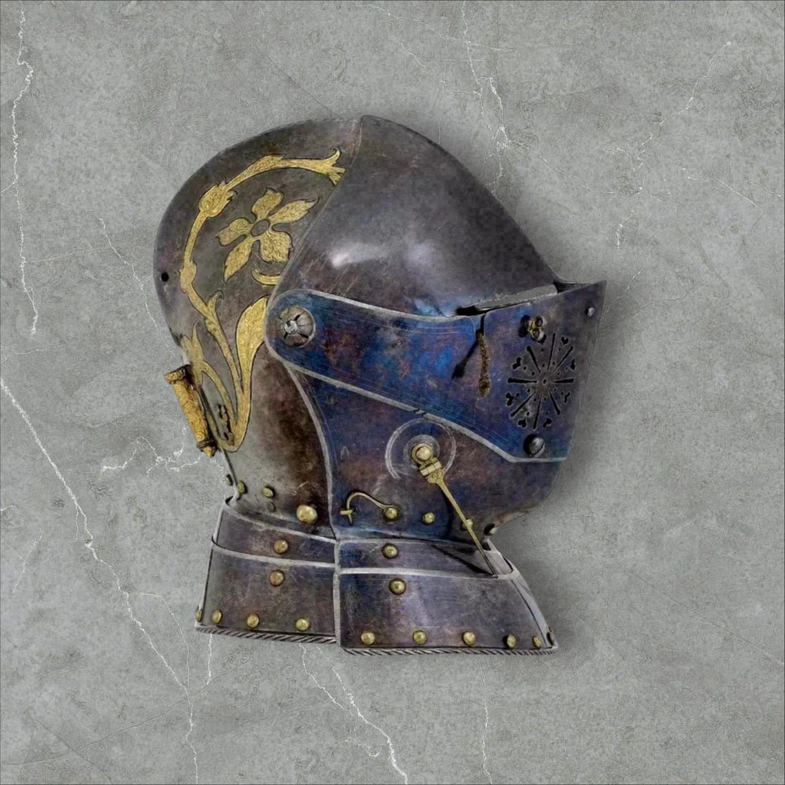 18GA Medieval Anton Peffenhauser's Half Body Armour Larp Eching/eached ...